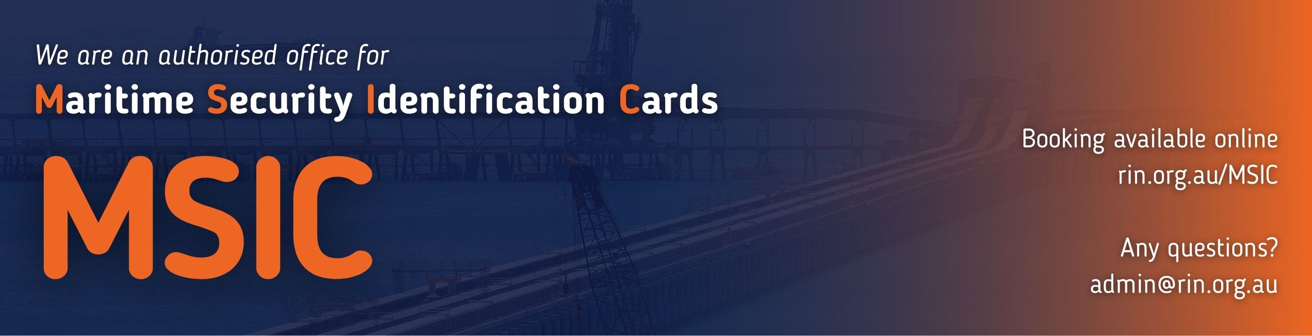 MSIC Card Mackay | Apply or Renew Maritime Security Identification Card ...